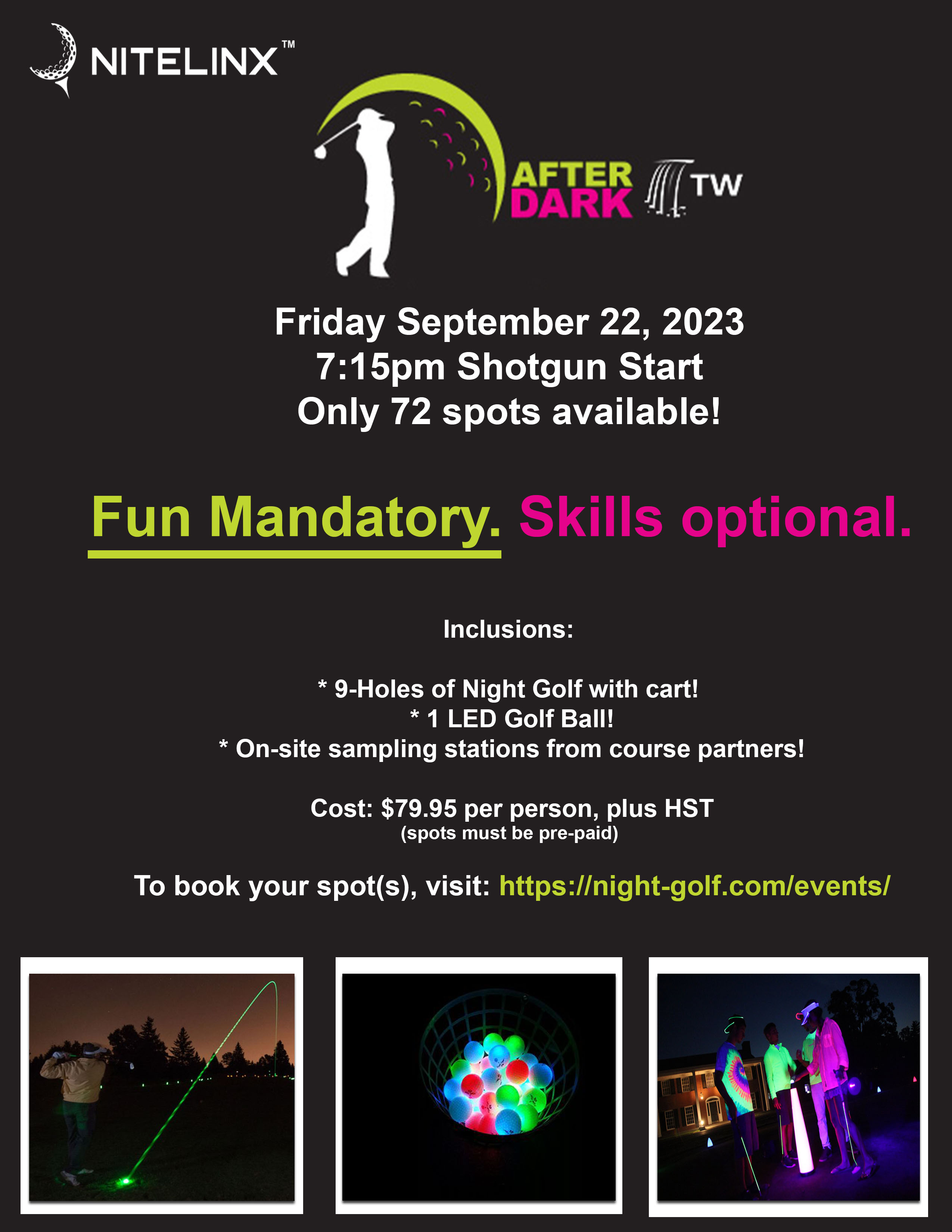 AFTER DARK - A Thundering Waters Night Golf Event - Thundering Waters ...